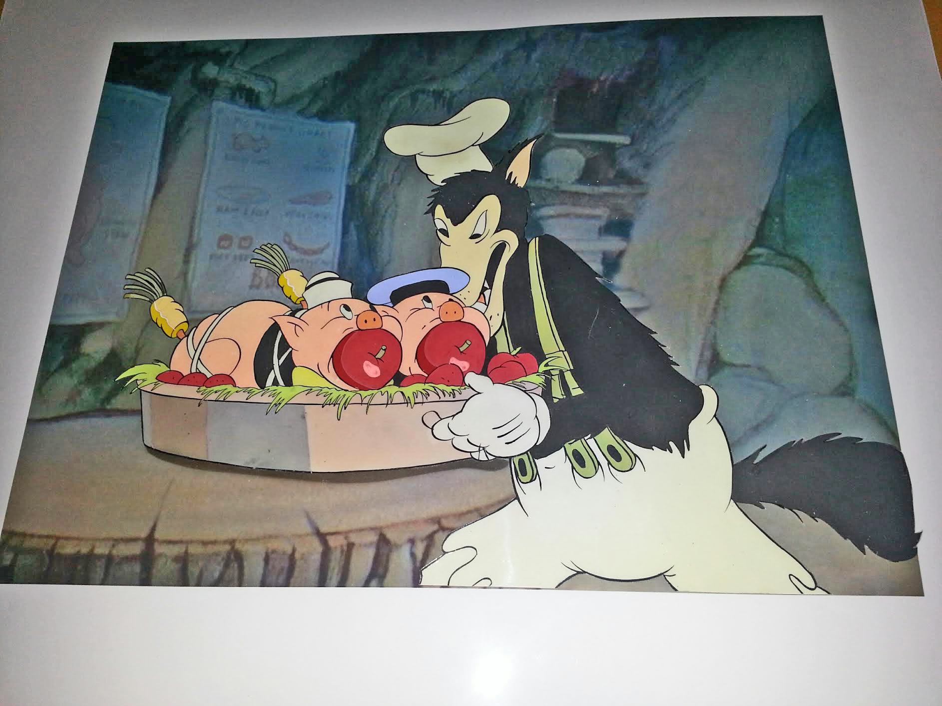Original Walt Disney Production Cel from Three Little Wolves (1936 ...