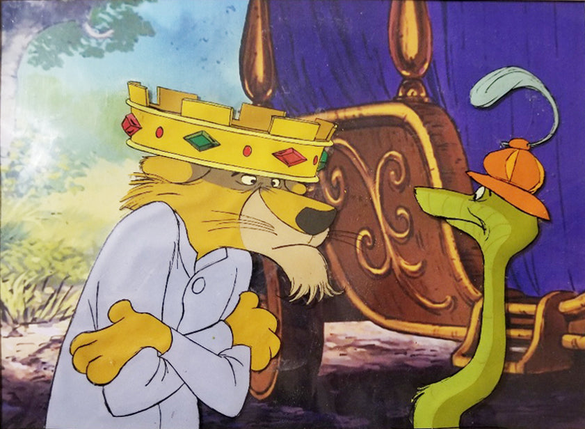 Original Disney Production Cel from Robin Hood featuring Prince John ...