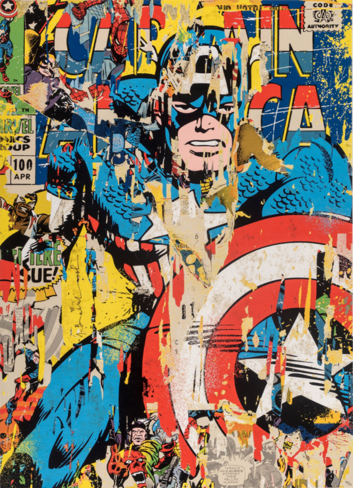 Mr. Brainwash Captain America (2018) – animationsensations.com