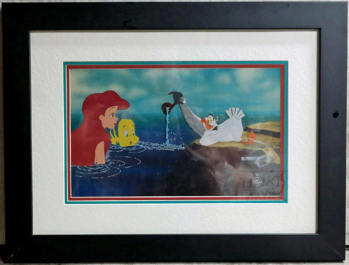 Original Walt Disney Production Cel from The Little Mermaid featuring ...