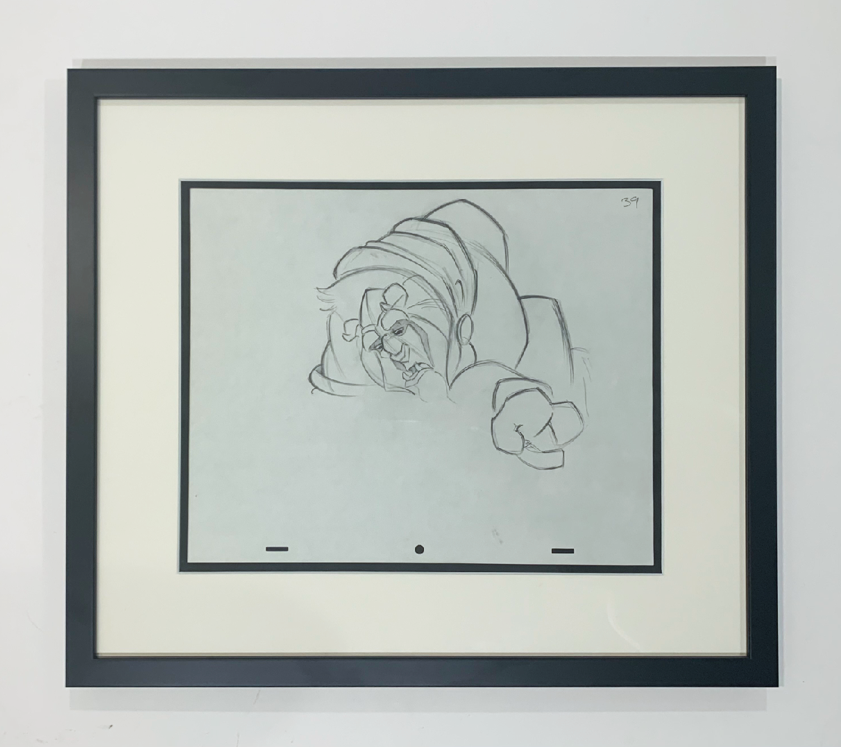 Original Walt Disney Production Drawing from Beauty and the Beast ...