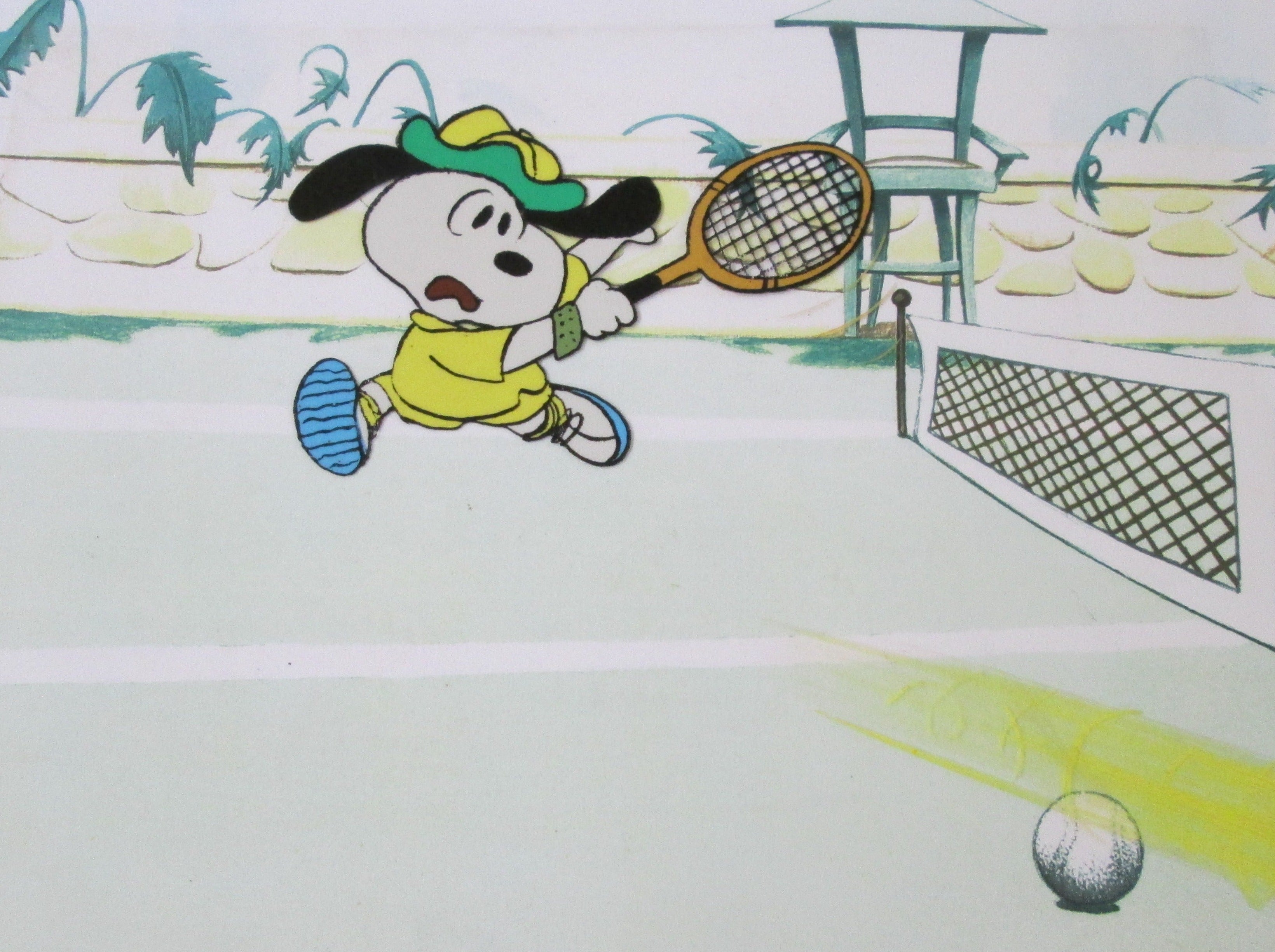 Original Peanuts Production Cel featuring Snoopy from You're a Good ...