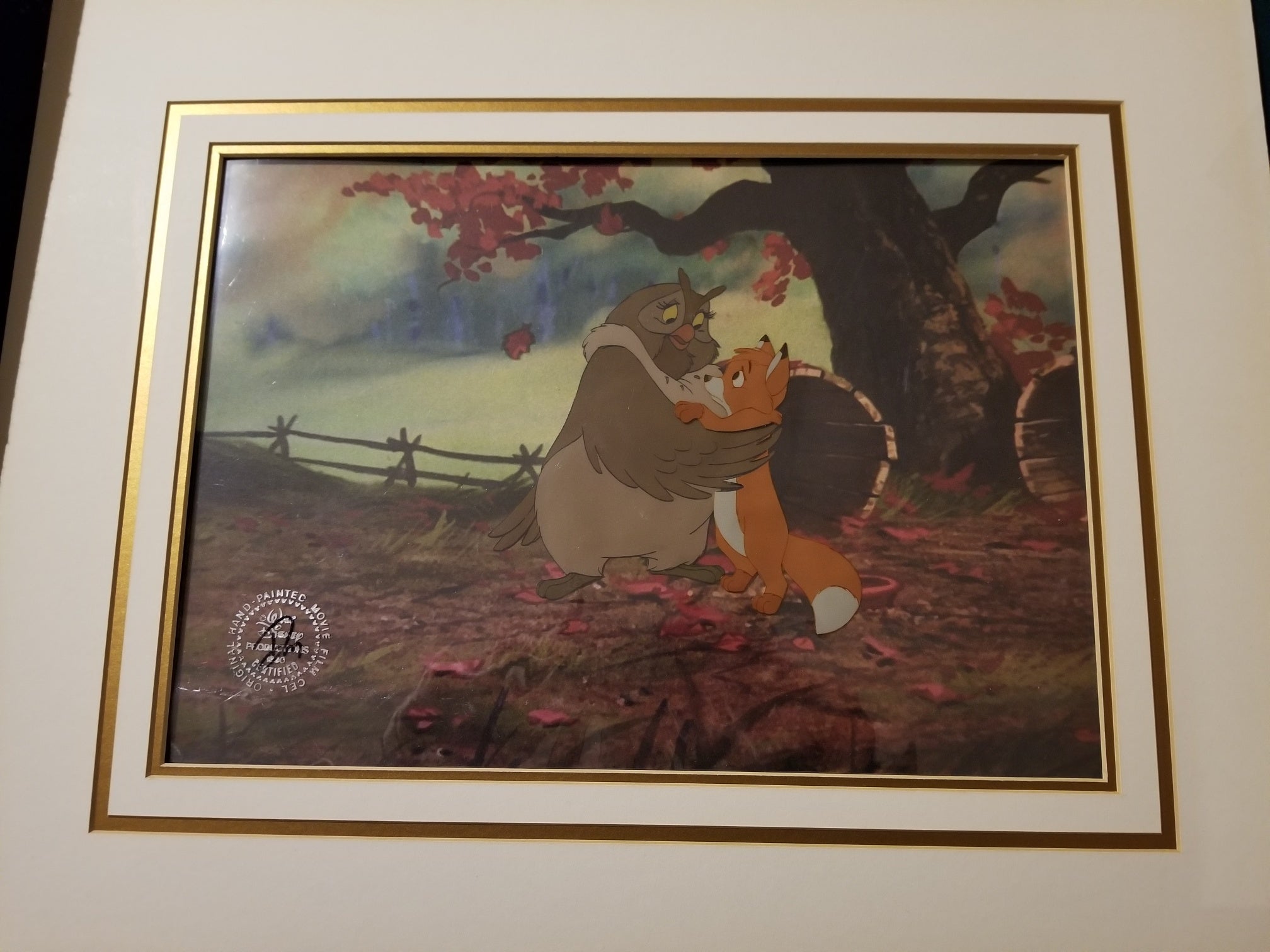 Original Walt Disney Production Cels from The Fox and the Hound featur ...