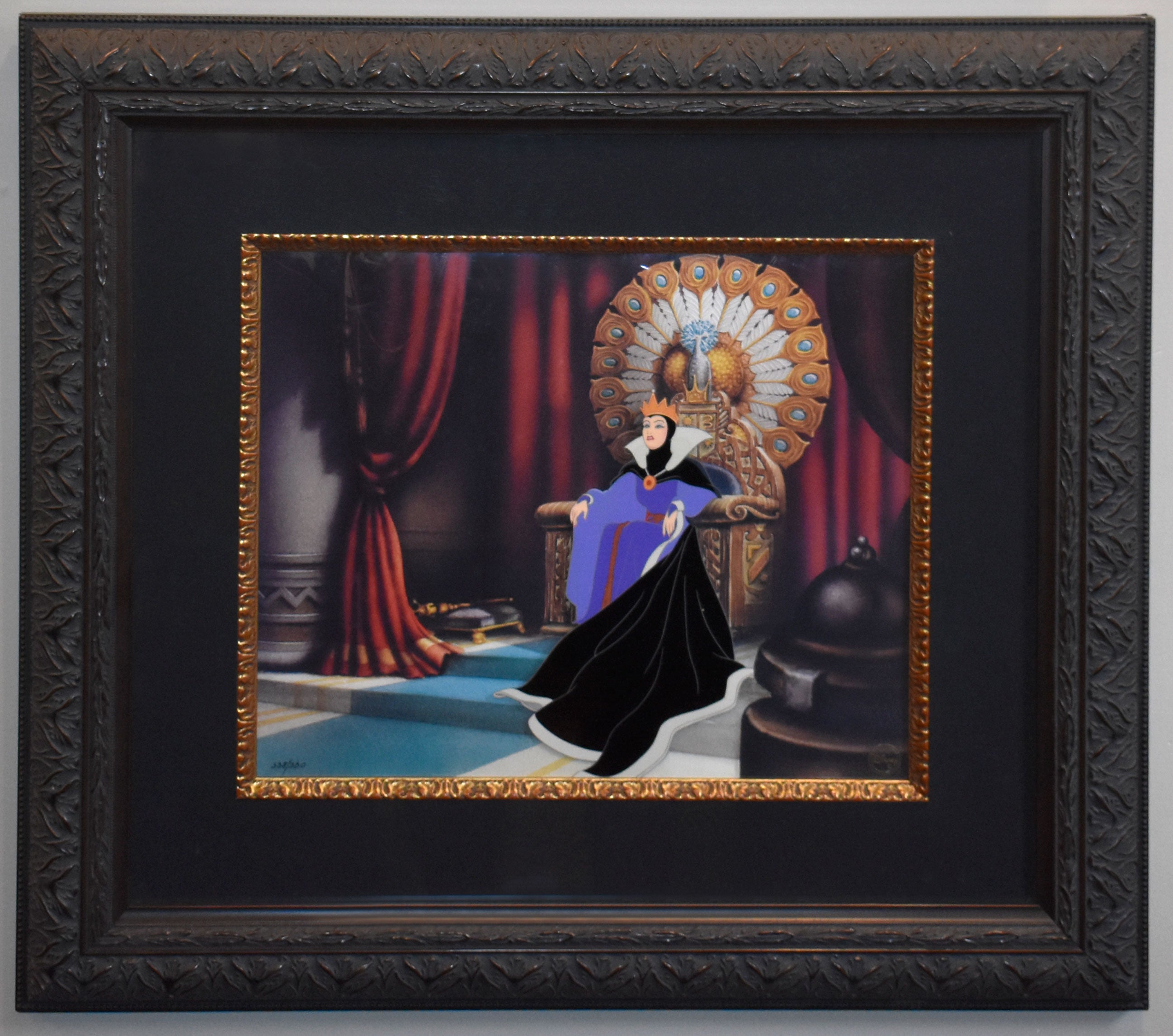 Original Walt Disney Snow White Limited Edition Cel, The Wicked Queen ...